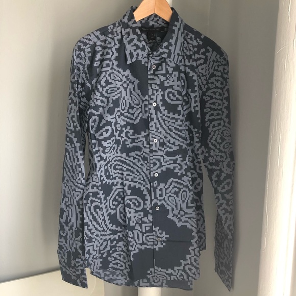 Marc Jacobs | Shirts | Nwt Marc Jacobs Mens Button Down Navy | Poshmark